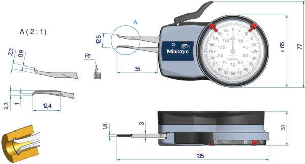 Internal Dial Caliper Gauge – https://shop-greenbau.ro